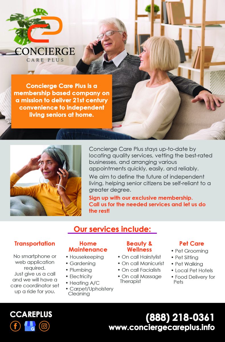 CONCIERGE CARE PLUS | Hillygram Los Angeles