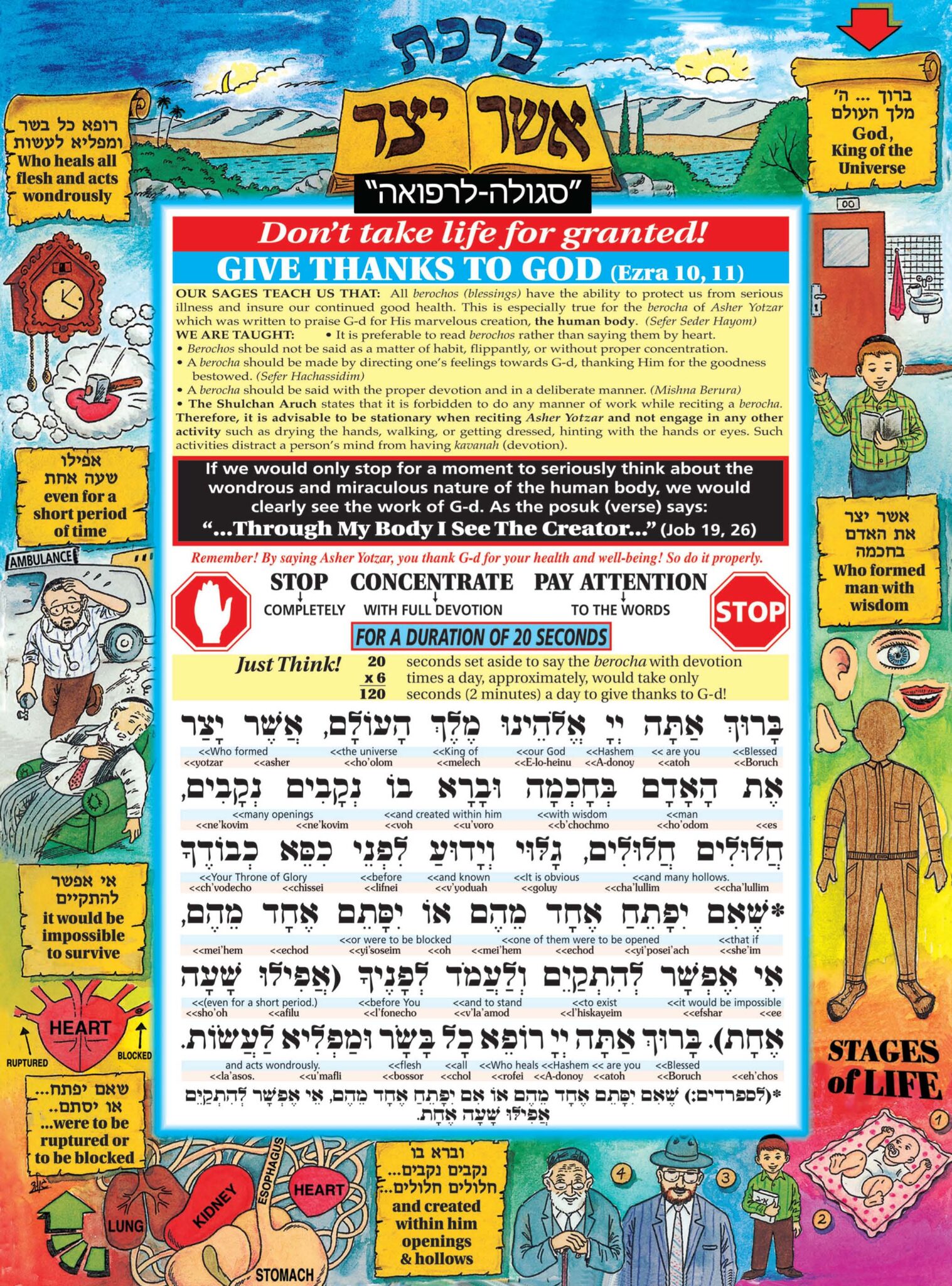 ASHER YATZAR CAMPAIGN FOR REFUAH SHLEIMA